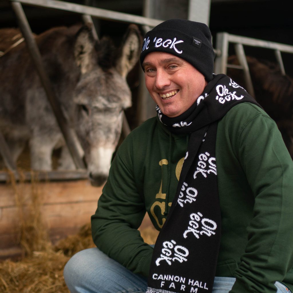 Black Oh ‘Eck Knitted Beanie Hat OR Scarf | Official Cannon Hall Farm ...