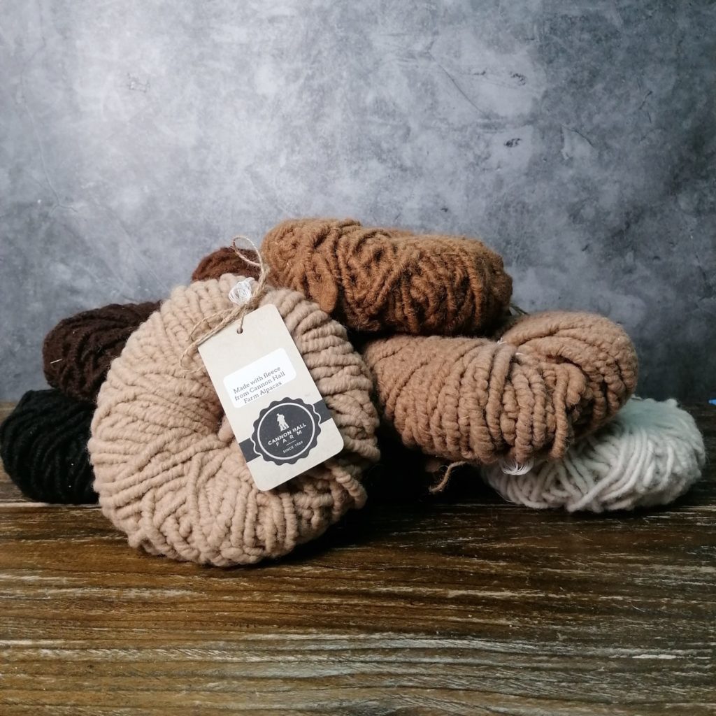 Core Spun Chunky Alpaca Knitting Yarn - from Cannon Hall Farm Alpacas ...