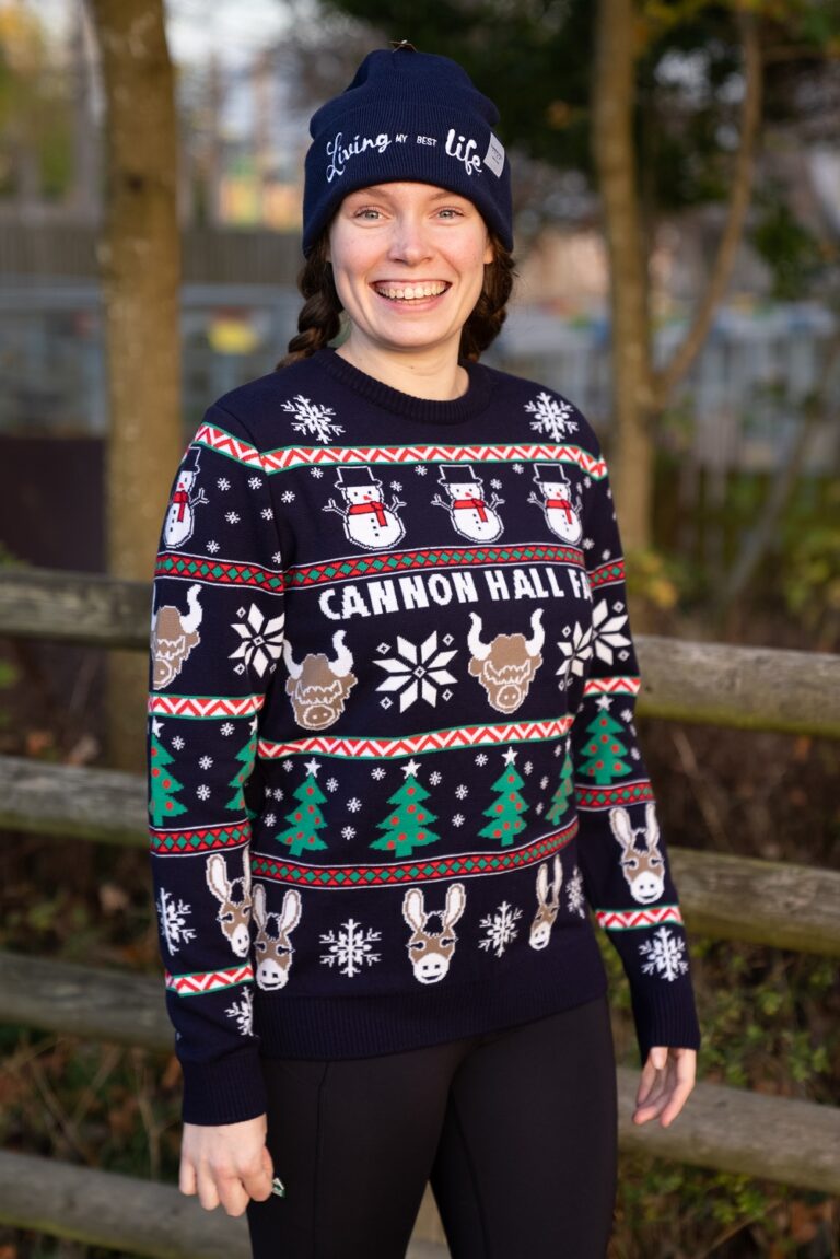 Cannon Hall Farm Knitted Christmas Jumper | Official Cannon Hall Farm ...